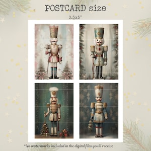 Nutcracker Christmas Junk Journal Pages, Printable Papers for ...