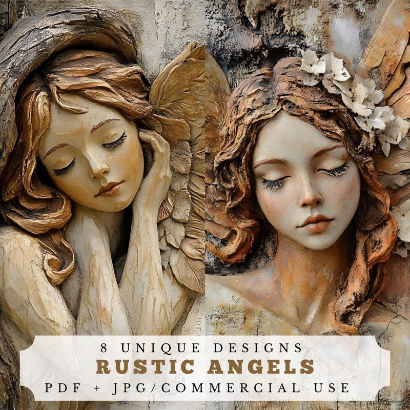 Rustic Angel - Etsy
