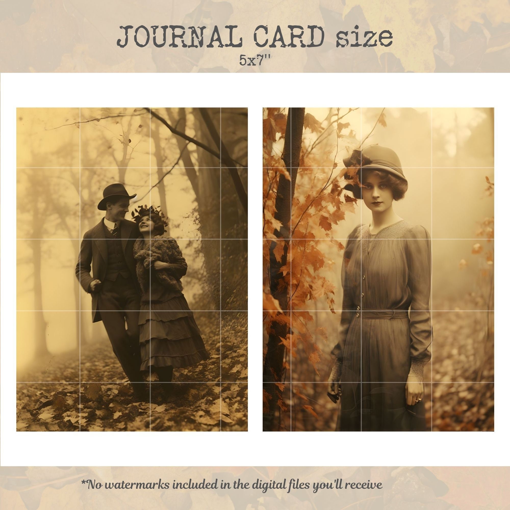 Happy Autumn Memories Vintage Fall Photographs Junk Journal - Etsy