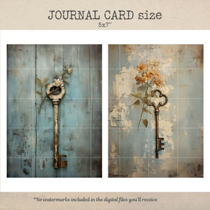 Vintage Keys, Junk Journal Pages, Scrapbooking Supplies, Card Making ...