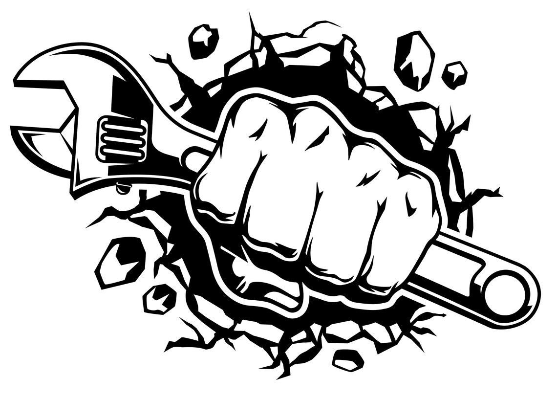 Mechanic Punch Through Design File - SVG File - CNC Routing - CNC ...