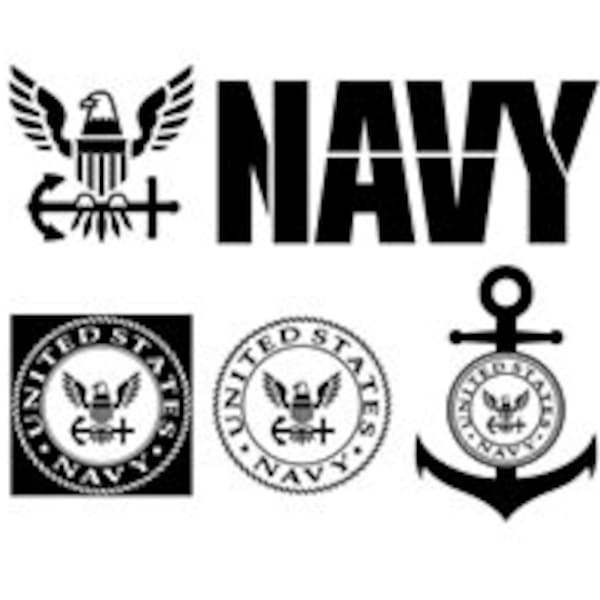 Navy Svg - Etsy