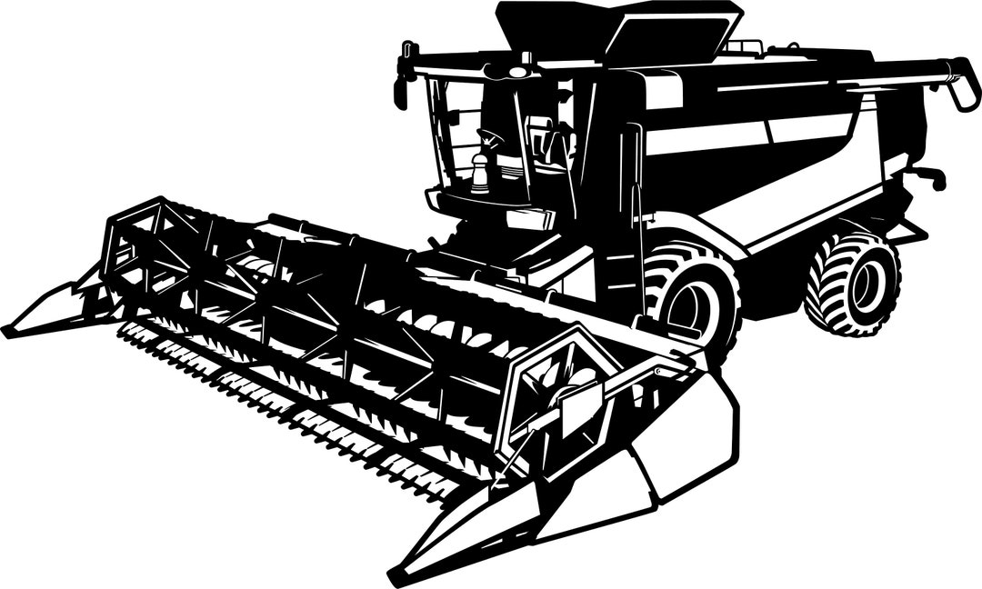 Combine Farming Equipment Design - SVG File - CNC Routing - CNC ...