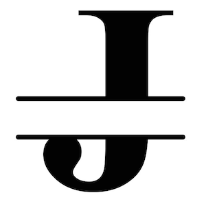 Roman Split Monogram SVG - Plotting File - CNC Routing File - CNC ...