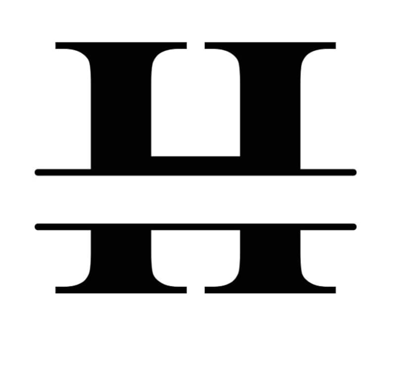 Roman Split Monogram SVG - Plotting File - CNC Routing File - CNC ...