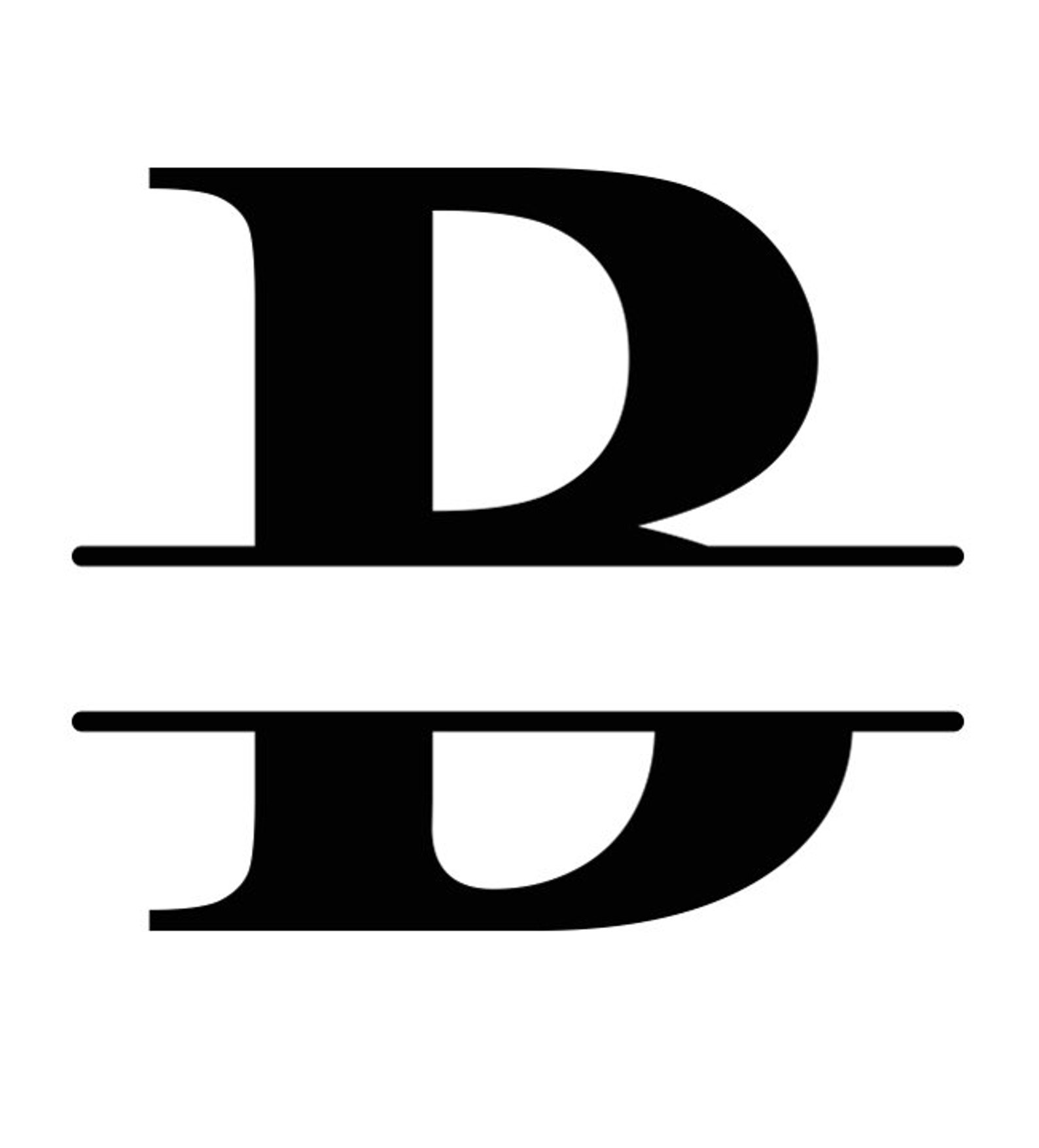 Roman Split Monogram SVG - Plotting File - CNC Routing File - CNC ...