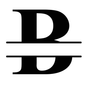 Roman Split Monogram SVG - Plotting File - CNC Routing File - CNC ...