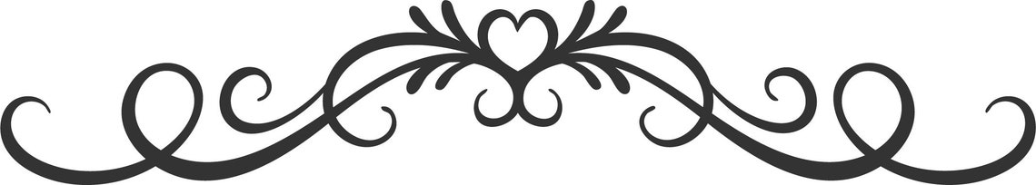 Heart Design SVG Fancy Boarders SVG Design SVG Plotting File Cut File ...