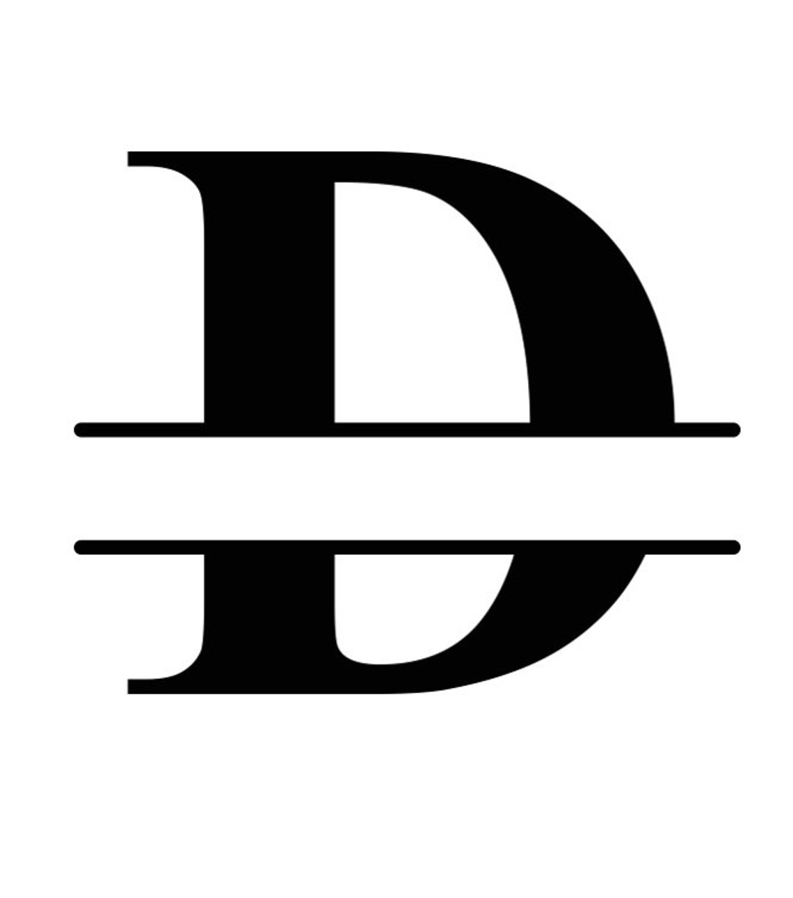 Roman Split Monogram SVG Plotting File CNC Routing File CNC Plotting ...