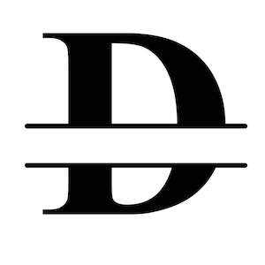 Roman Split Monogram SVG - Plotting File - CNC Routing File - CNC ...