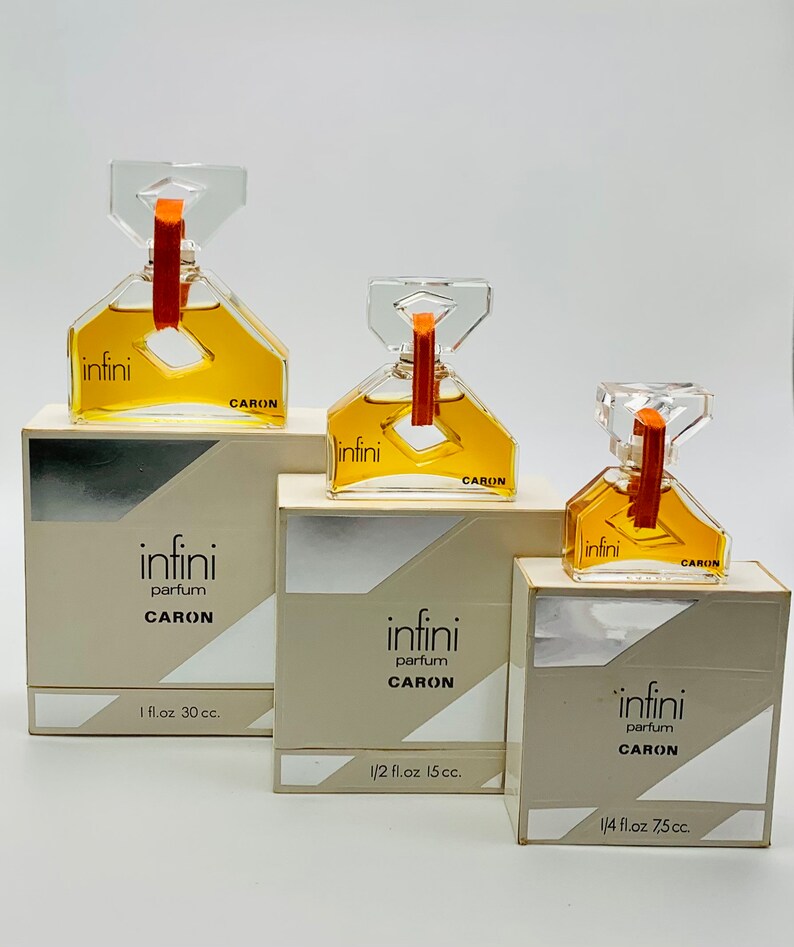Caron Infini Original 1970 Parfum, Collection of 3 Bottles: 1 Fl. Oz ...