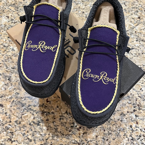 Custom Crown Royal Hey Dudes - Etsy Australia