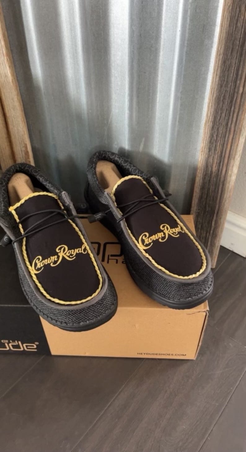 Crown Royal Hey Dudes (custom) - Etsy