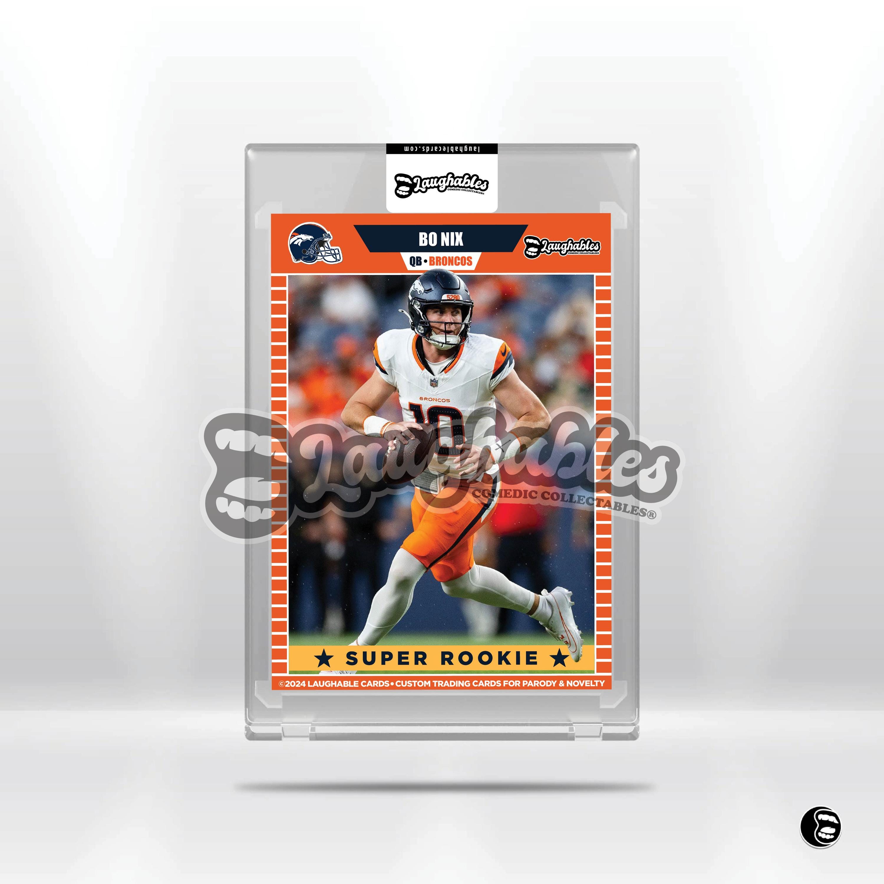 Bo Nix | Denver Broncos | Super Rookie | Custom Art Trading Card ...