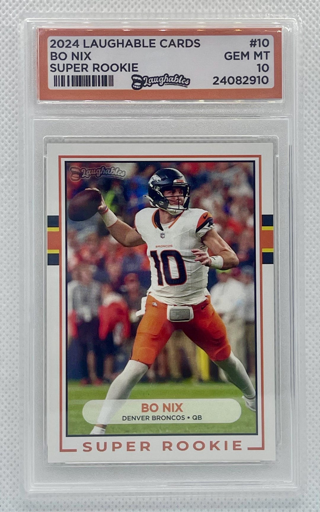 Bo Nix | Denver Broncos | Super Rookie | Custom ACEO Trading Card ...