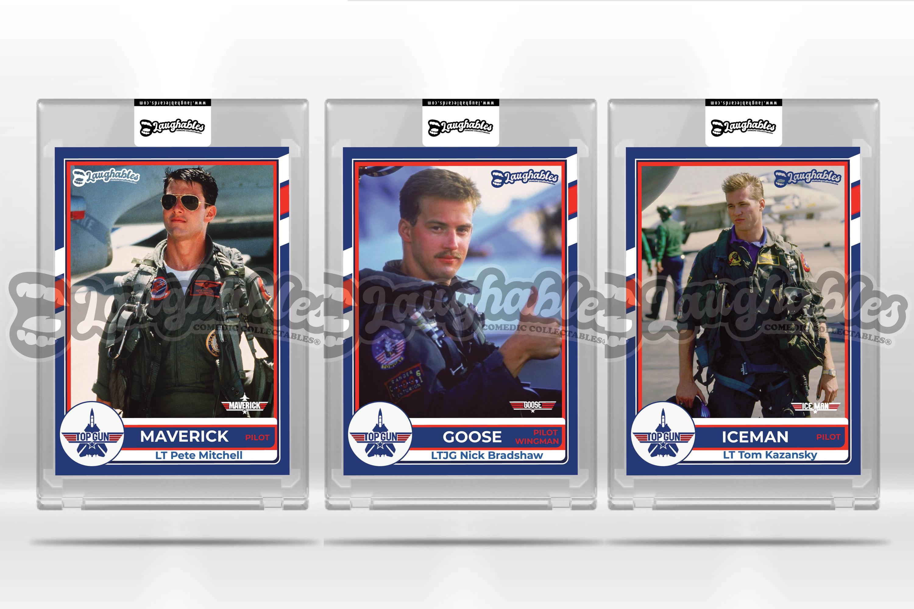 Top Gun Movie Set of 3 | Maverick | Goose | Iceman | Custom Trading ...
