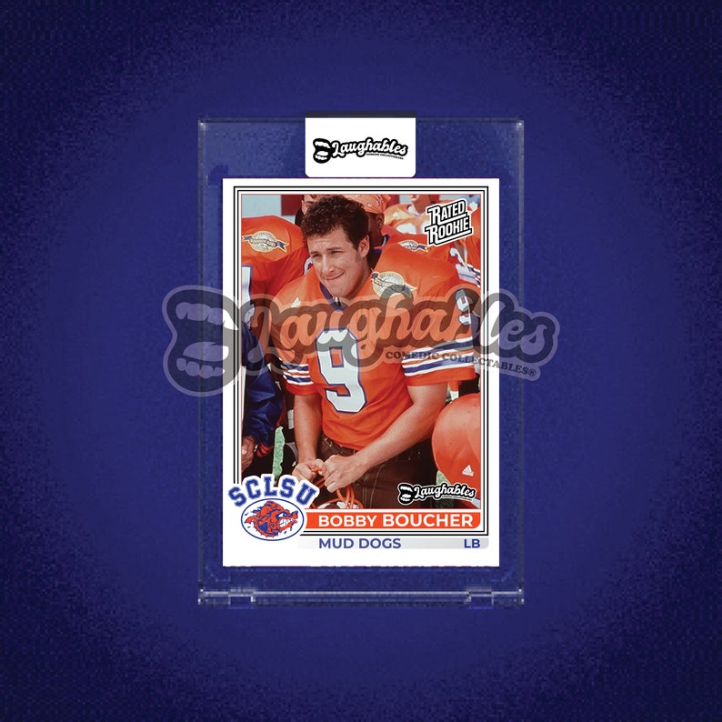 Bobby Boucher Waterboy Adam Sandler Mud Dogs Custom Trading Card ...