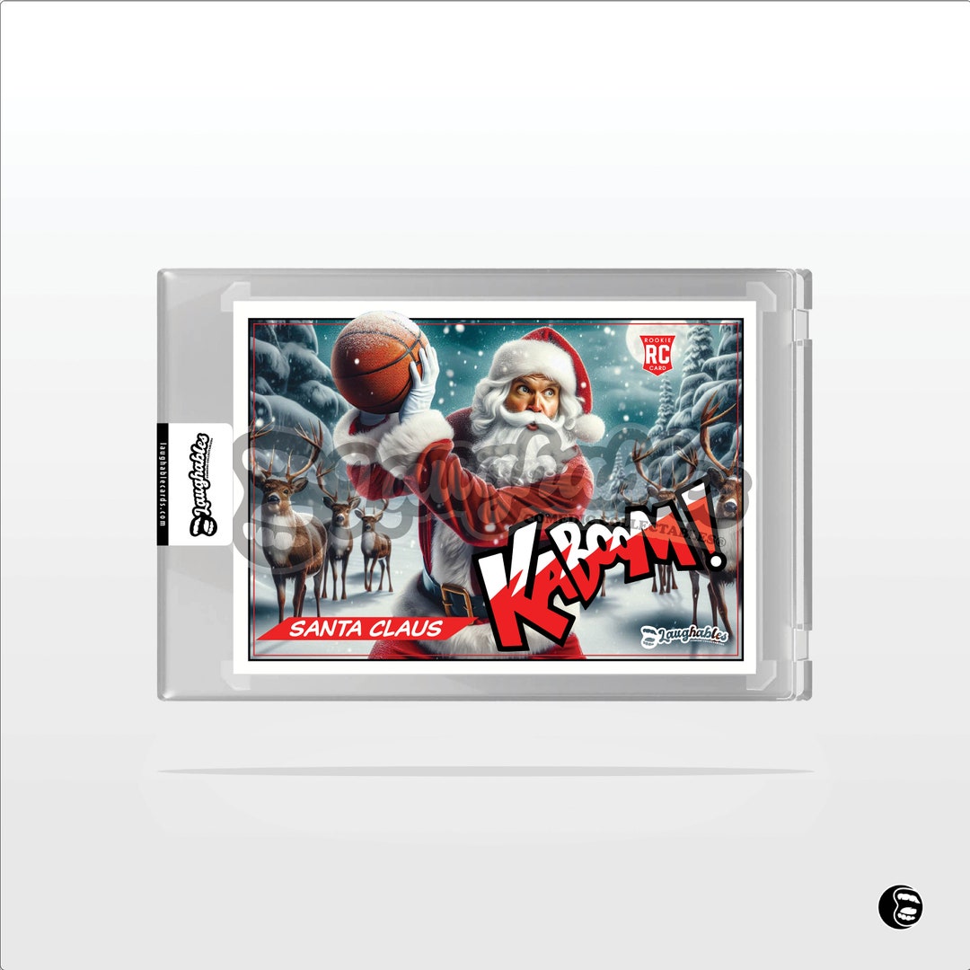 Santa Claus | Kaboom | Custom Art Trading Card Novelty - Etsy