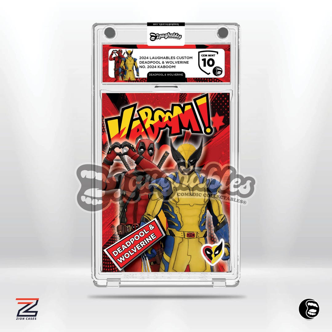 Deadpool & Wolverine | Custom KABOOM! | Custom Art Trading Card Novelty ...