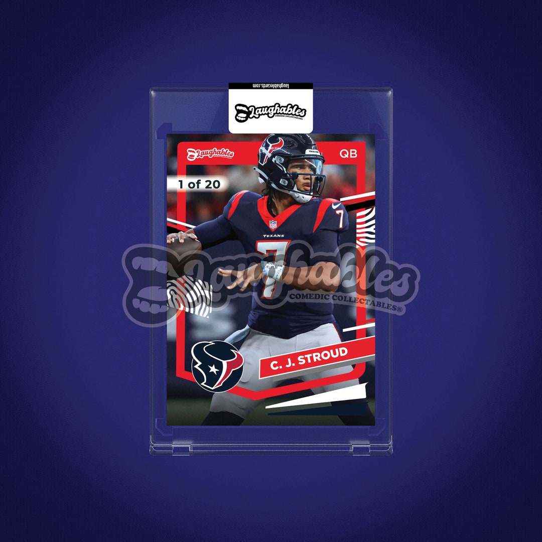 CJ Stroud | Texans | ACEO | Limited ?/20 Custom Art Football Trading ...