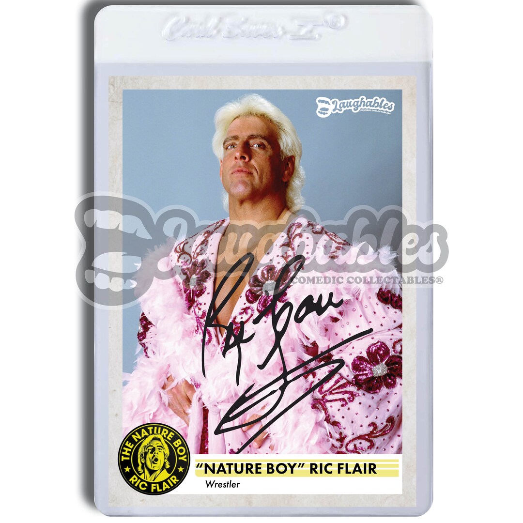 Ric Flair | Facsimile Autograph | Custom Art Trading Card Novelty - Etsy