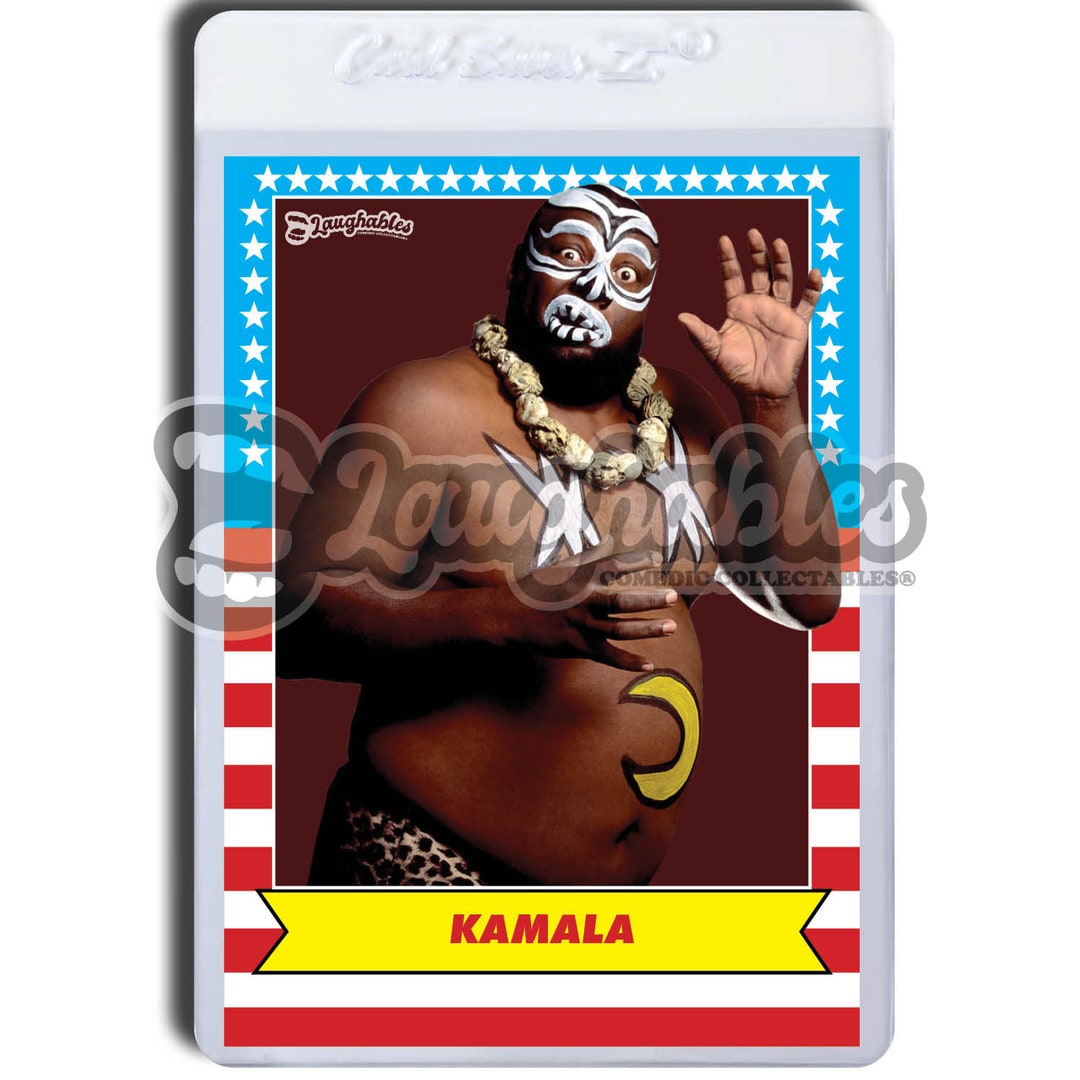 Kamala Wrestling Legends Limited Custom Art Trading Card Novelty 112 - Etsy