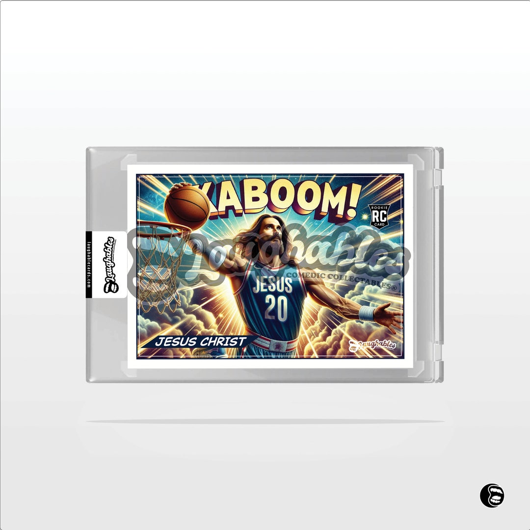 Jesus Christ | KABOOM | Custom Art Trading Card Novelty - Etsy