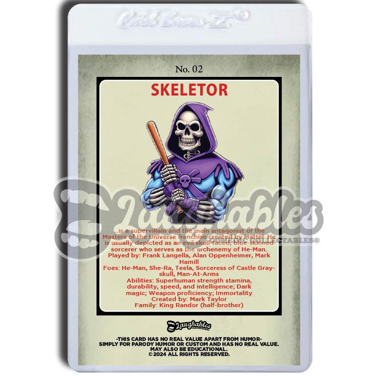 Skeletor He-man Custom Art Trading Card Novelty - Etsy