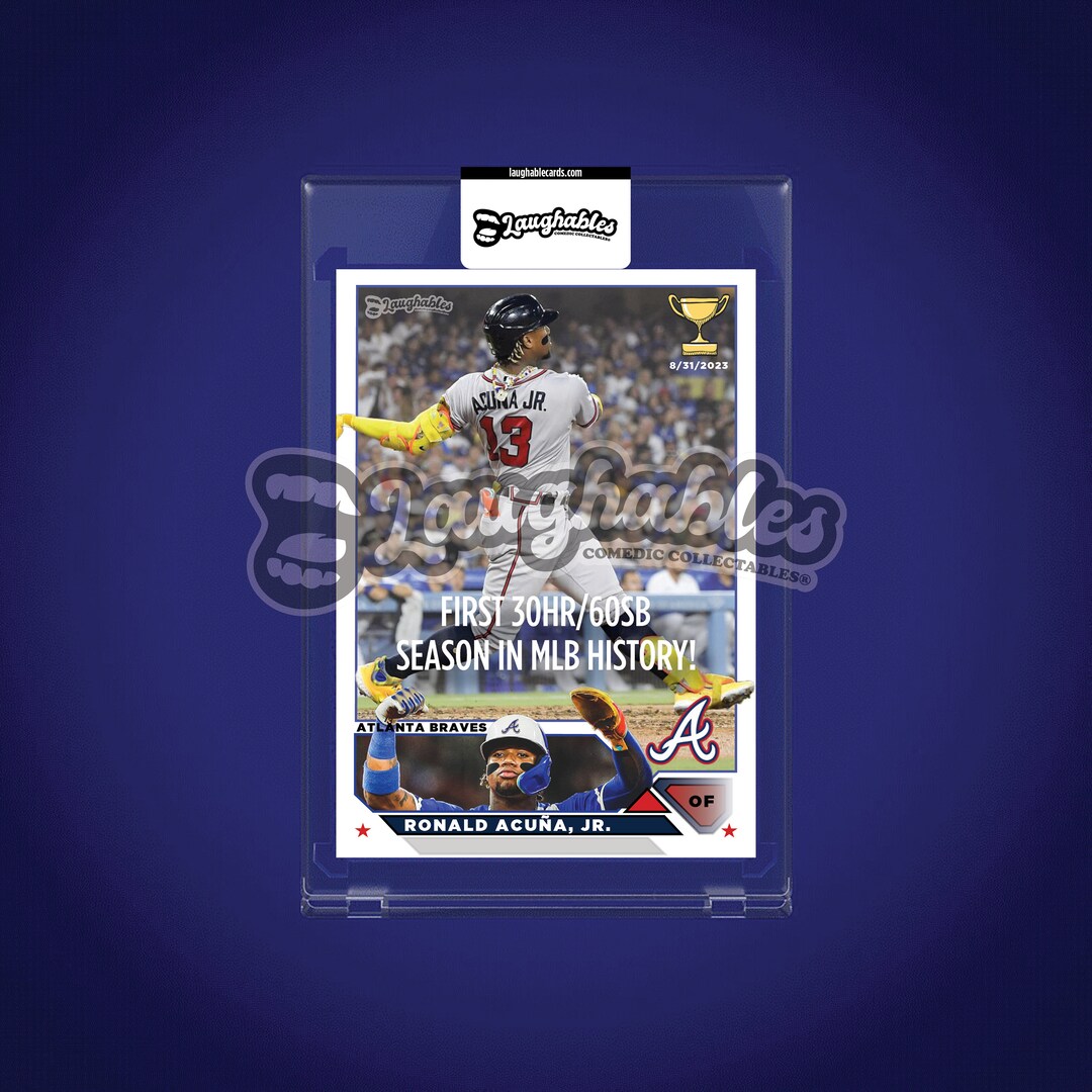 Ronald Acuna, Jr. | Limited | Custom Art | Trading Baseball Card ...