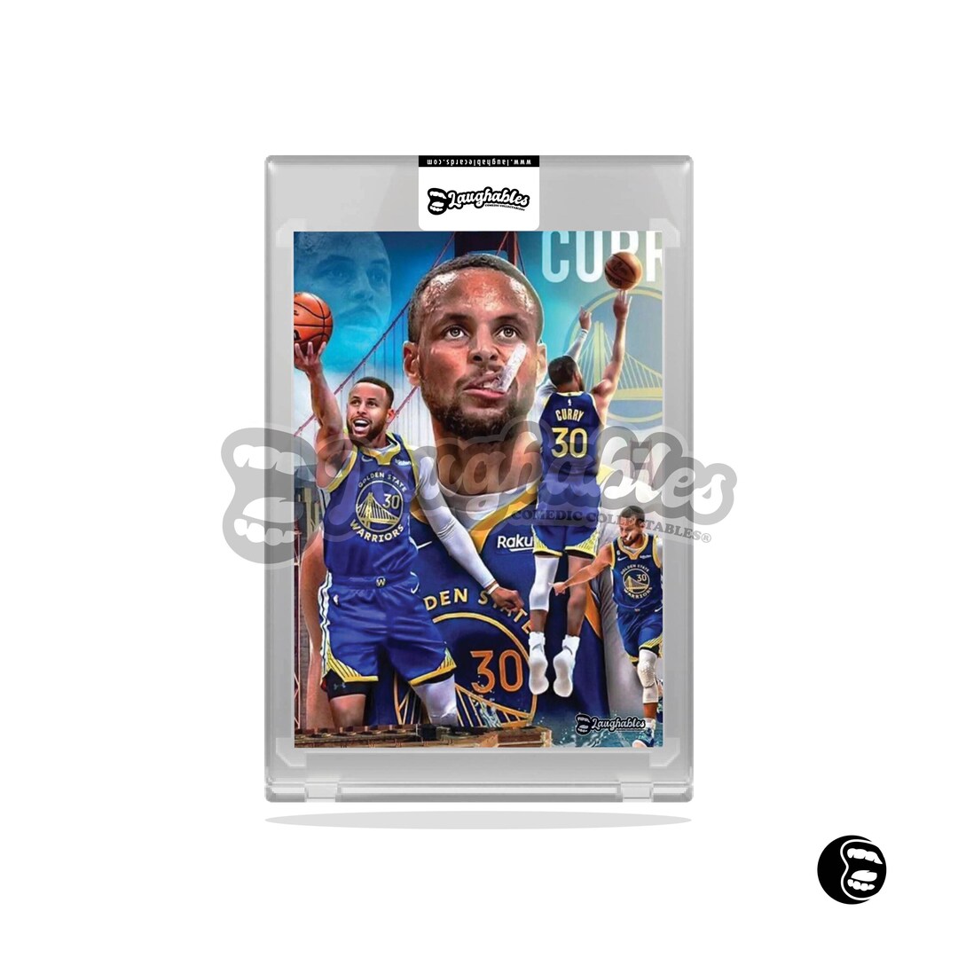 Stephen Curry | Warriors | Custom Art Basketball Trading Card Novelty ...