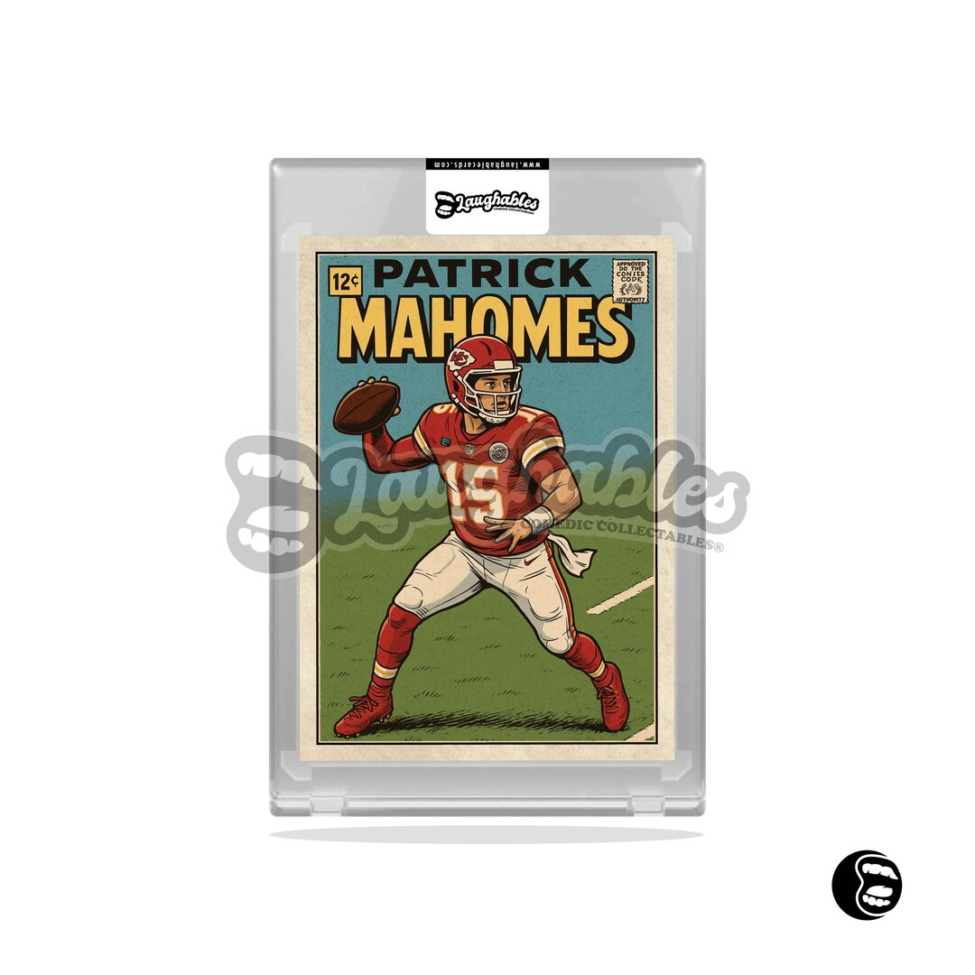 Patrick Mahomes | Kansas City Chiefs | Comic Card | Custom Art Trading Card Novelty - Etsy