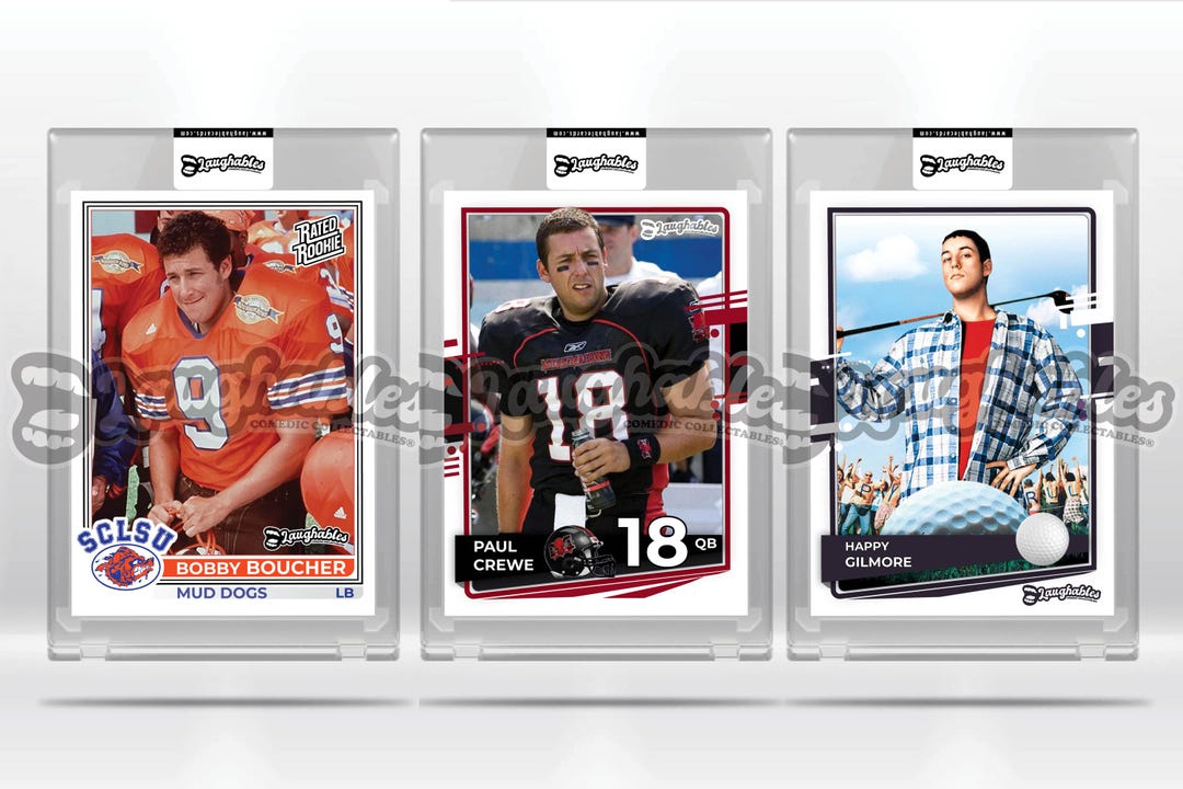 Adam Sandler Movie Set of 3 | Bobby Boucher | Happy Gilmore | Paul ...