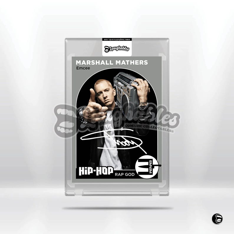 Eminem | Singer Songwriter | Raper | Custom Trading Card Novelty - Etsy