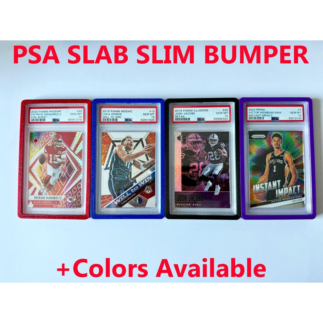 PSA Slab Bumpers Slim Look (4 Pack) - Multiple Colors Available - Etsy