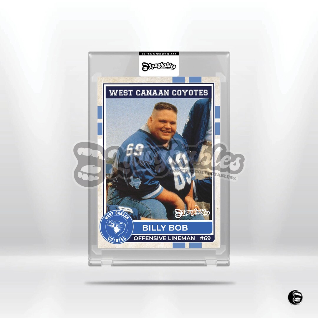 Billy Bob | Varsity Blues | Ron Lester | Custom Trading Card Novelty - Etsy