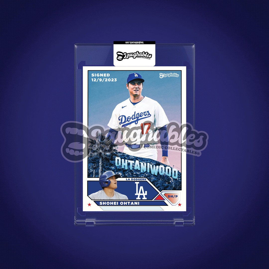 Shohei Ohtani | Dodgers | ACEO | Limited Custom Art Baseball Trading ...