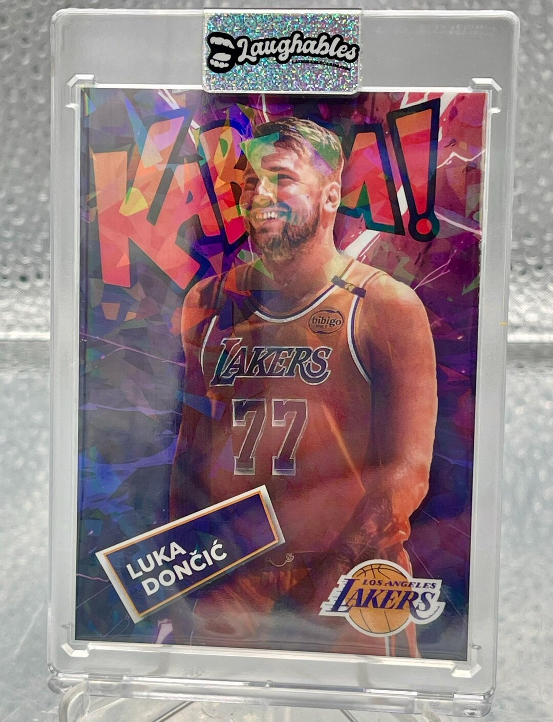 Luka Dončić | LA Lakers | Kaboom | Custom Art Basketball Trading Card ...