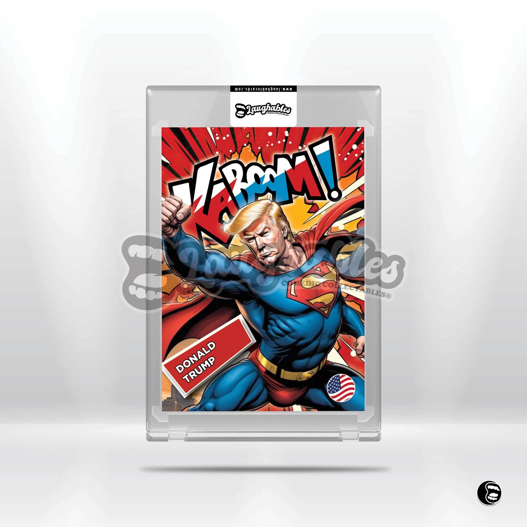 Donald Trump | Custom KABOOM! | Custom Art Trading Card Novelty - Etsy