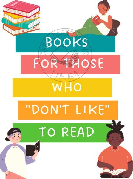 Book Poster- Reading- Books for Those Who Don't Like to Read - Etsy ...