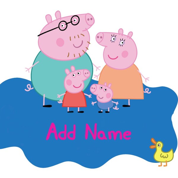 Peppa Pig Family - Etsy
