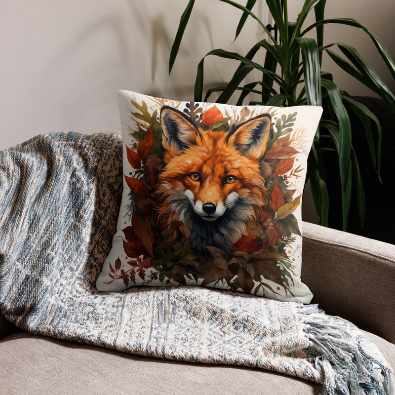 Fox Cushion - Etsy