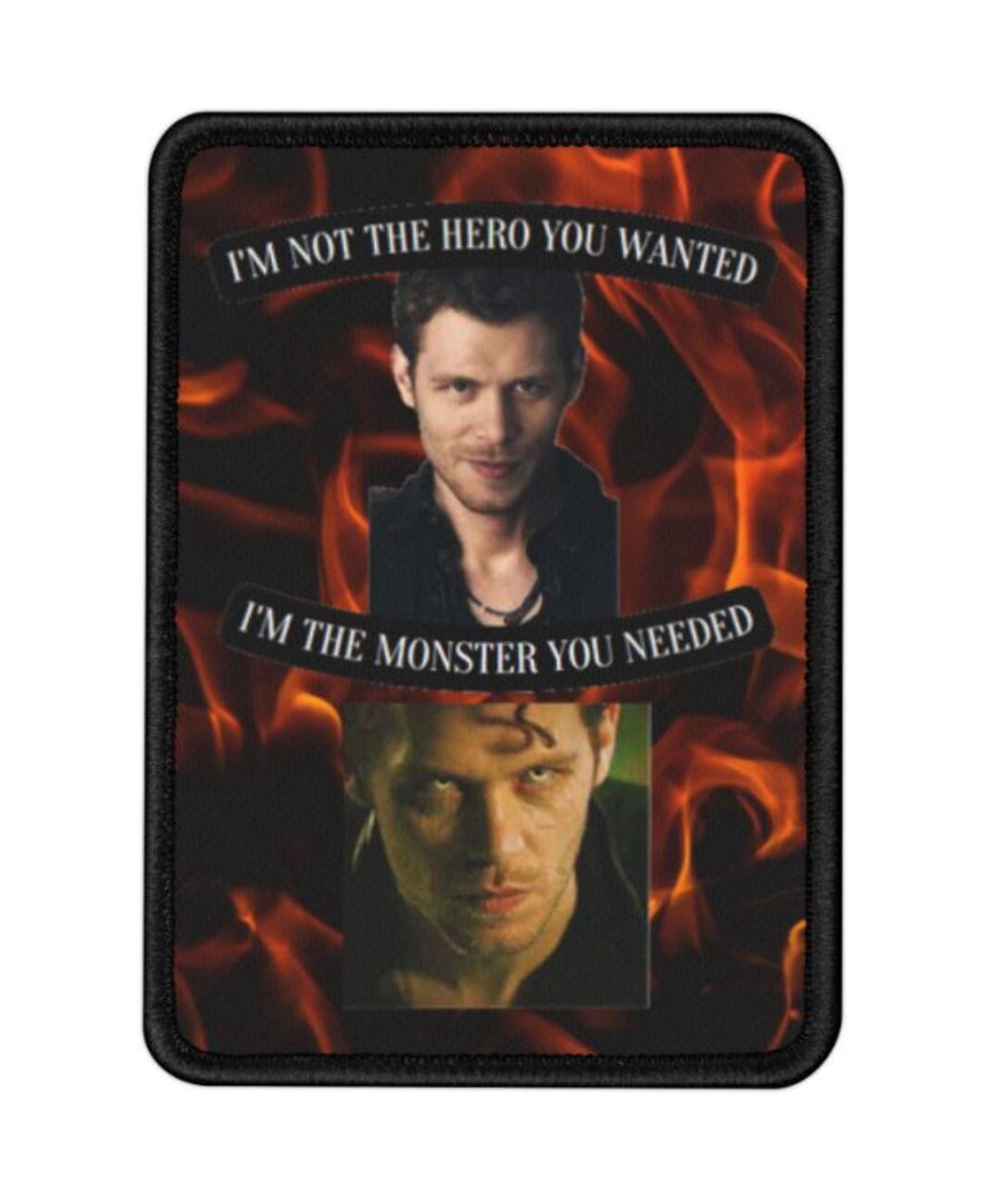 Hero/monster: Klaus Mikaelson Iron-on Patches - Etsy