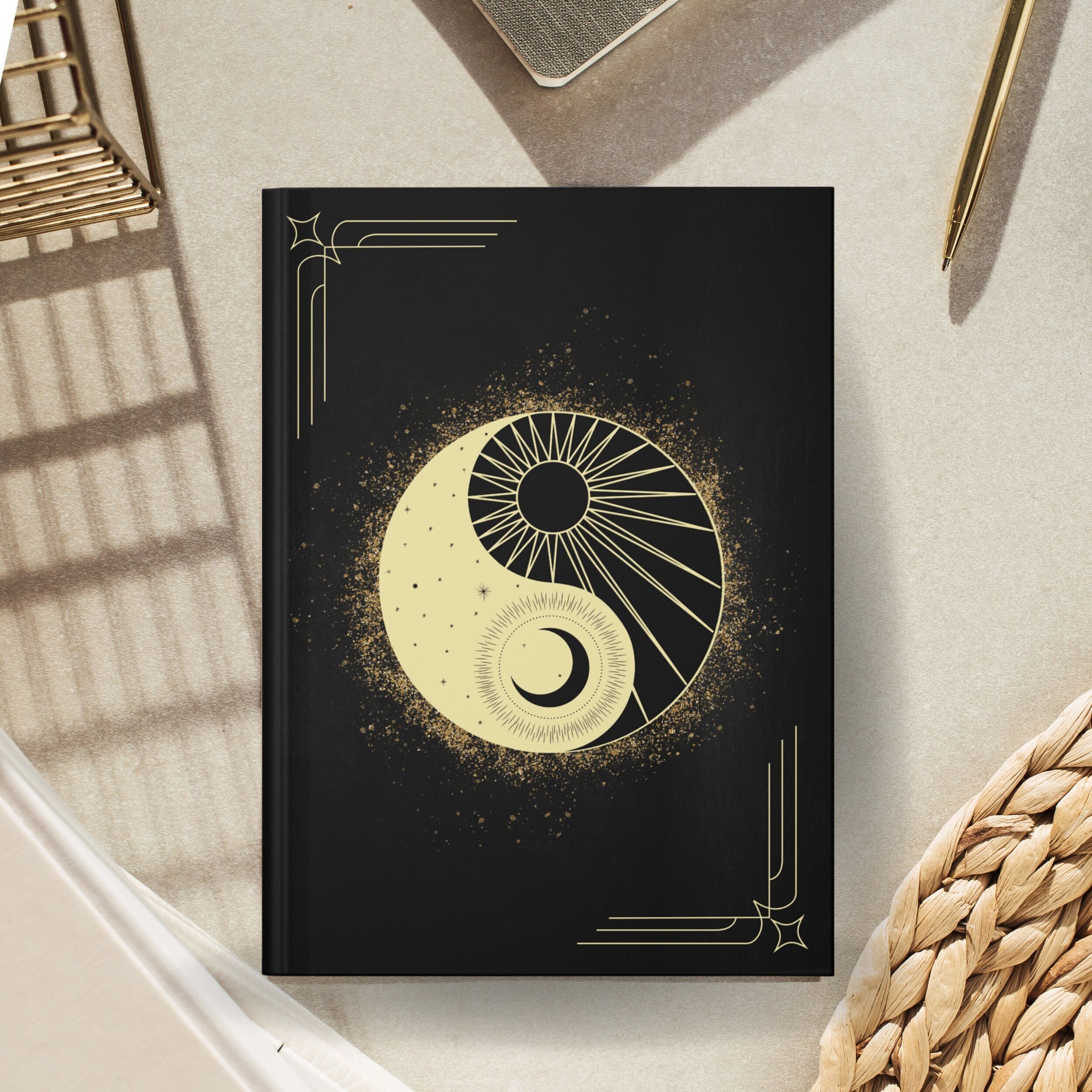 Spiritual Journal, Yin-yang Symbol Personal Diary, Daily Journaling ...