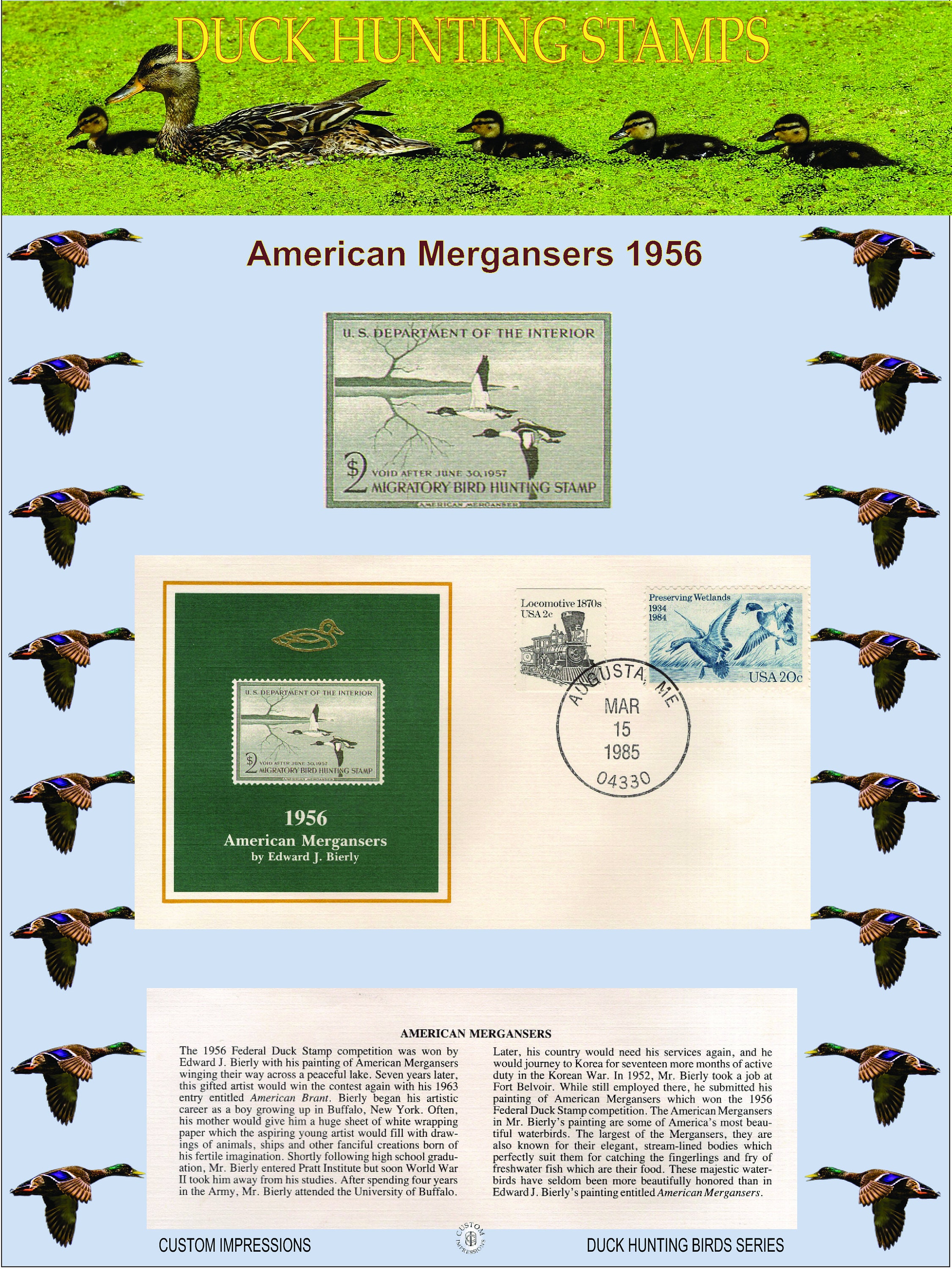POSTERS - DUCK HUNTING Stamps Group 3 - Etsy