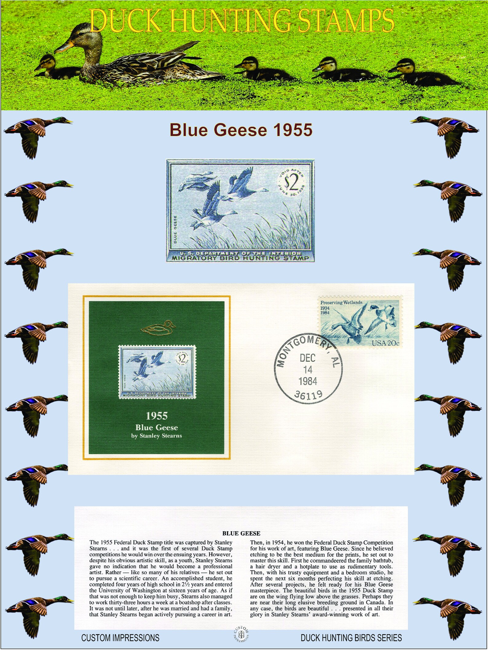 POSTERS - DUCK HUNTING Stamps Group 3 - Etsy