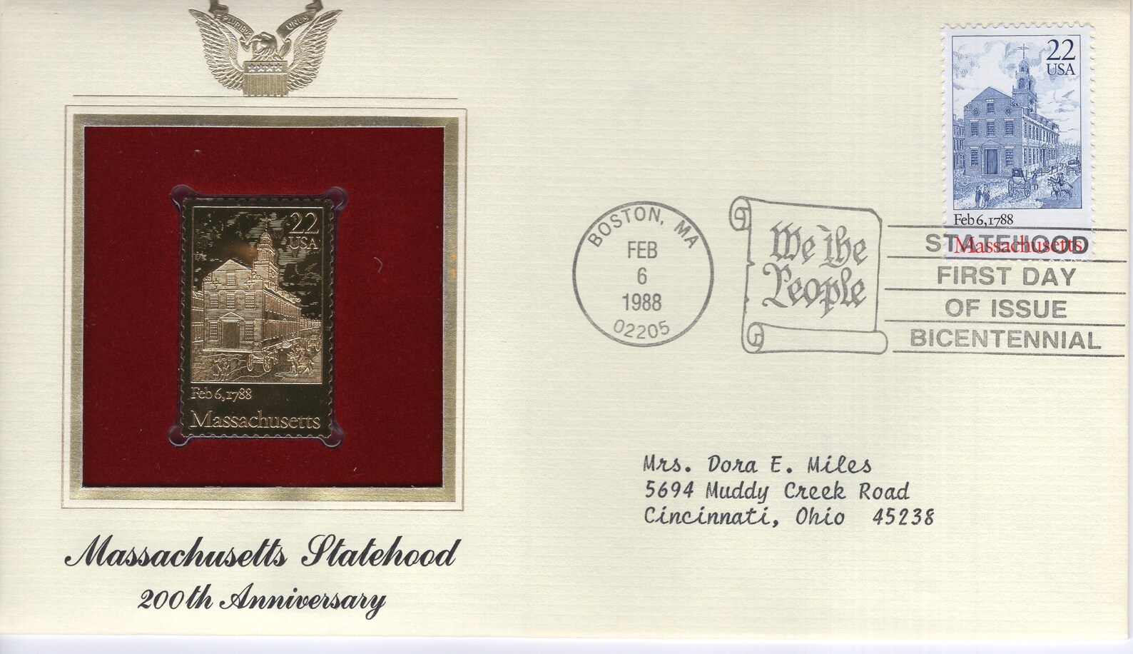 GOLDEN REPLICAS of United States Stamps First Day Covers - Etsy