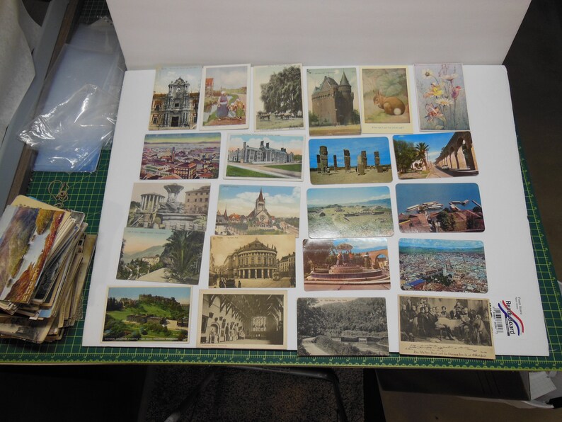 VINTAGE POSTCARDS From Around the World - Etsy