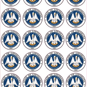 STATE SEALS Size 2" Each- 20 per Sheet - Etsy