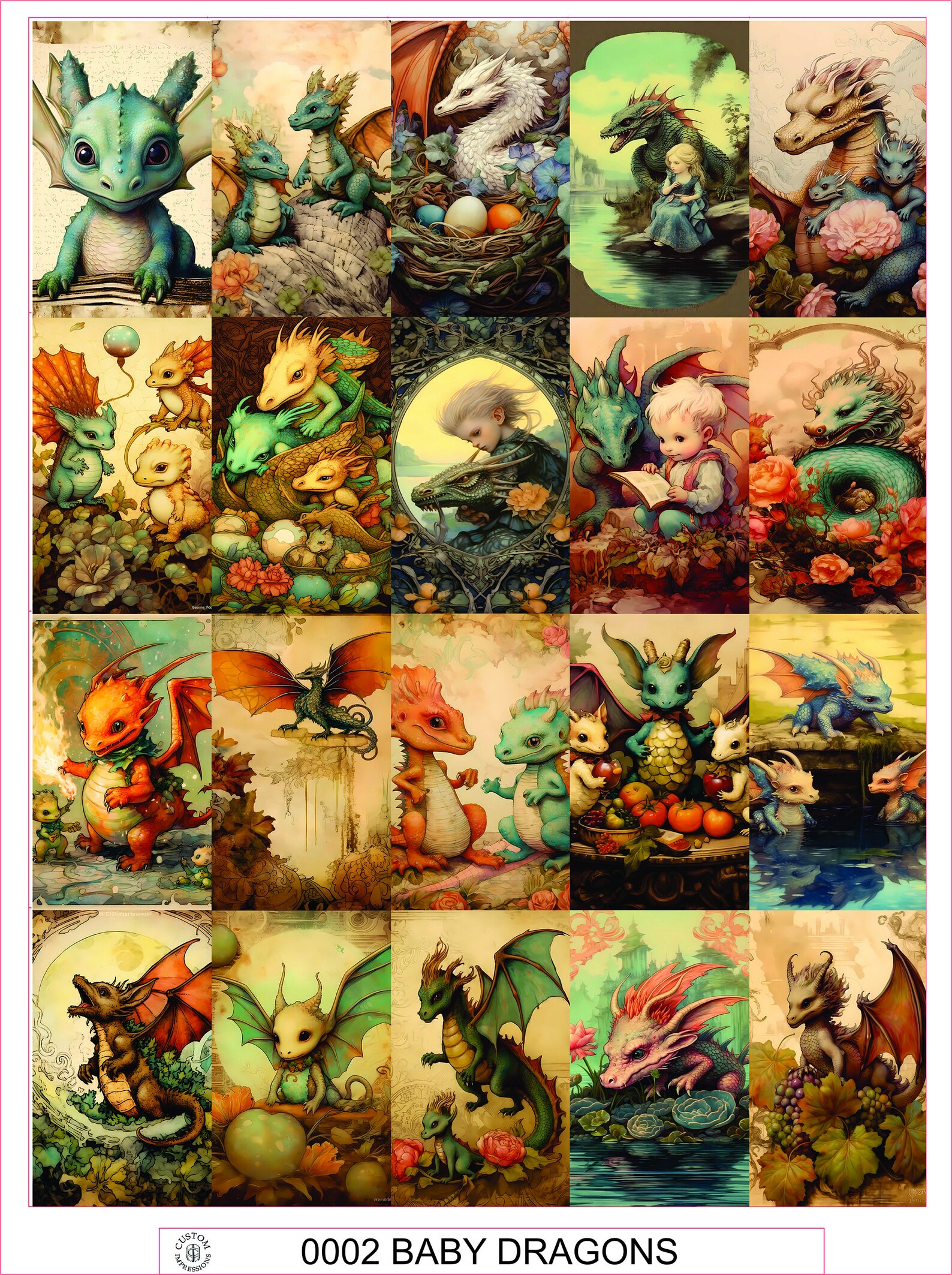 VINTAGE VELLUM STICKERS - Sheet of 25 - Etsy