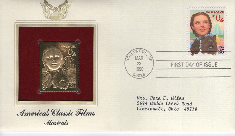 GOLDEN REPLICAS of United States Stamps First Day Covers - Etsy